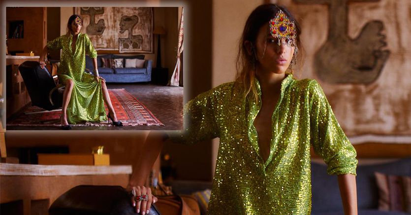 Sarah Maj porta da Marrakech a Milano maxidress e abiti fluidi - Il ...