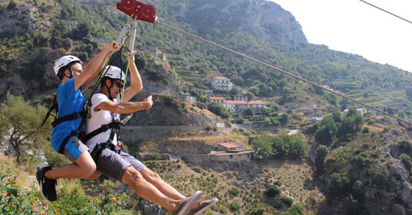 Campania - Zipline a Furore in Costiera Amalfitana - Il Sole 24 ORE