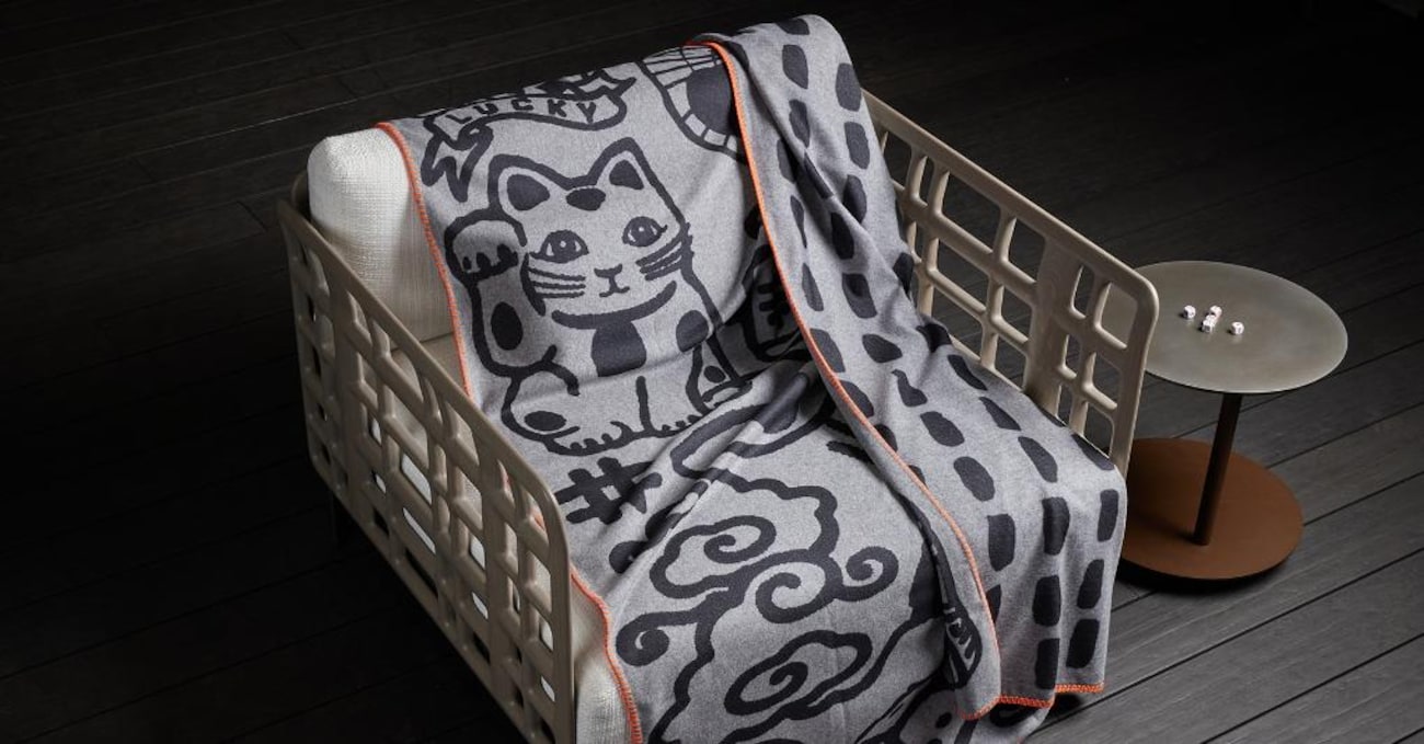 Non solo per scaldare. Le coperte si scoprono decorative come arazzi ...