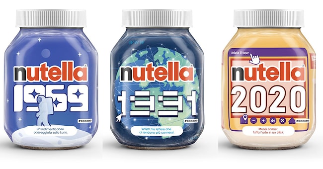 Nutella, una limited edition racconta sui vasetti la storia dal 1964 a ...