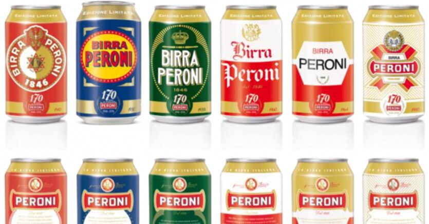 Peroni: la storia della "bionda" in sei etichette - Il Sole 24 ORE