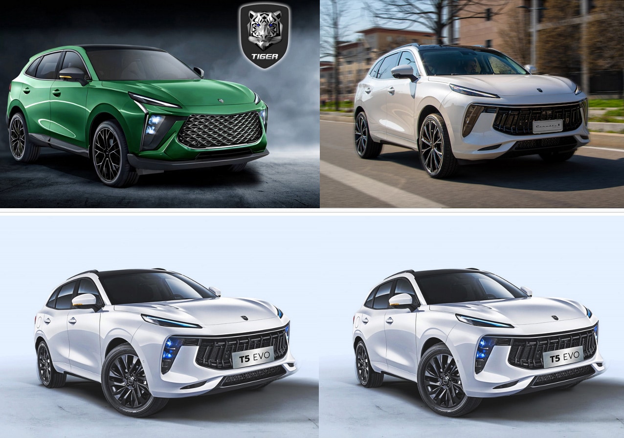 Auto fotocopia cinesi: Cirelli C7, Tiger Five, Forthing T5 Evo - Il ...