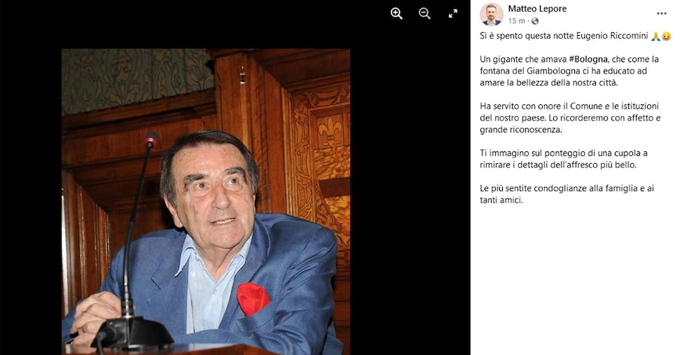 Morto lo storico dell’arte Eugenio Riccomini - Il Sole 24 ORE