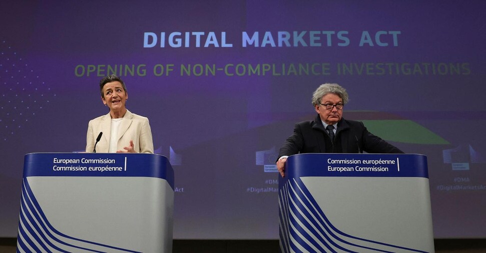 EU launches investigation into Alphabet, Apple and Meta for suspected Digital Markets Act ...