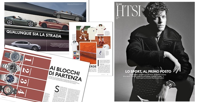 Jannik Sinner is the cover man of the new June issue of HTSI - Il Sole ...