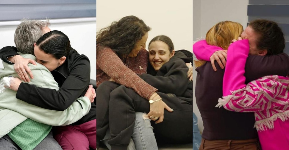 Gaza: Doron, Emily e Romi sono in Israele. Primi detenuti liberati da ...