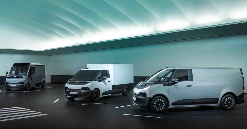 Renault ha svelato i primi commerciali elettrici con l’architettura SDV ...
