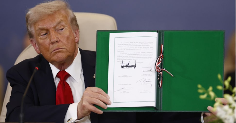 Trump, al Sisi ed Erdogan firmano l’accordo di Sharm el Sheikh: Hamas ...