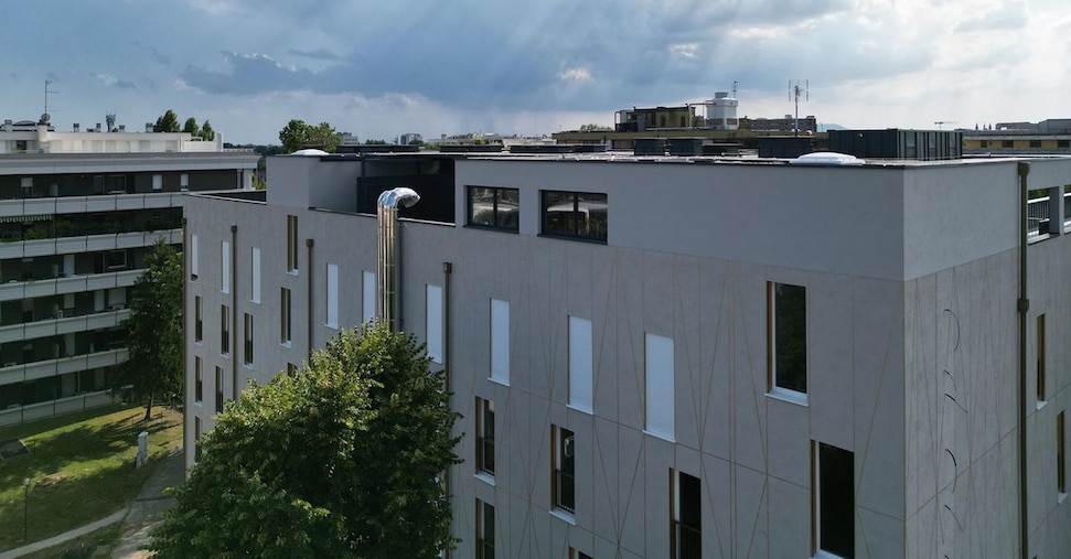 Padova, inaugurato lo studentato in legno: 230 posti letto, sale studio ...