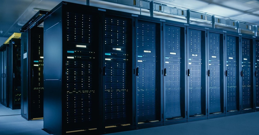 google data center server rack