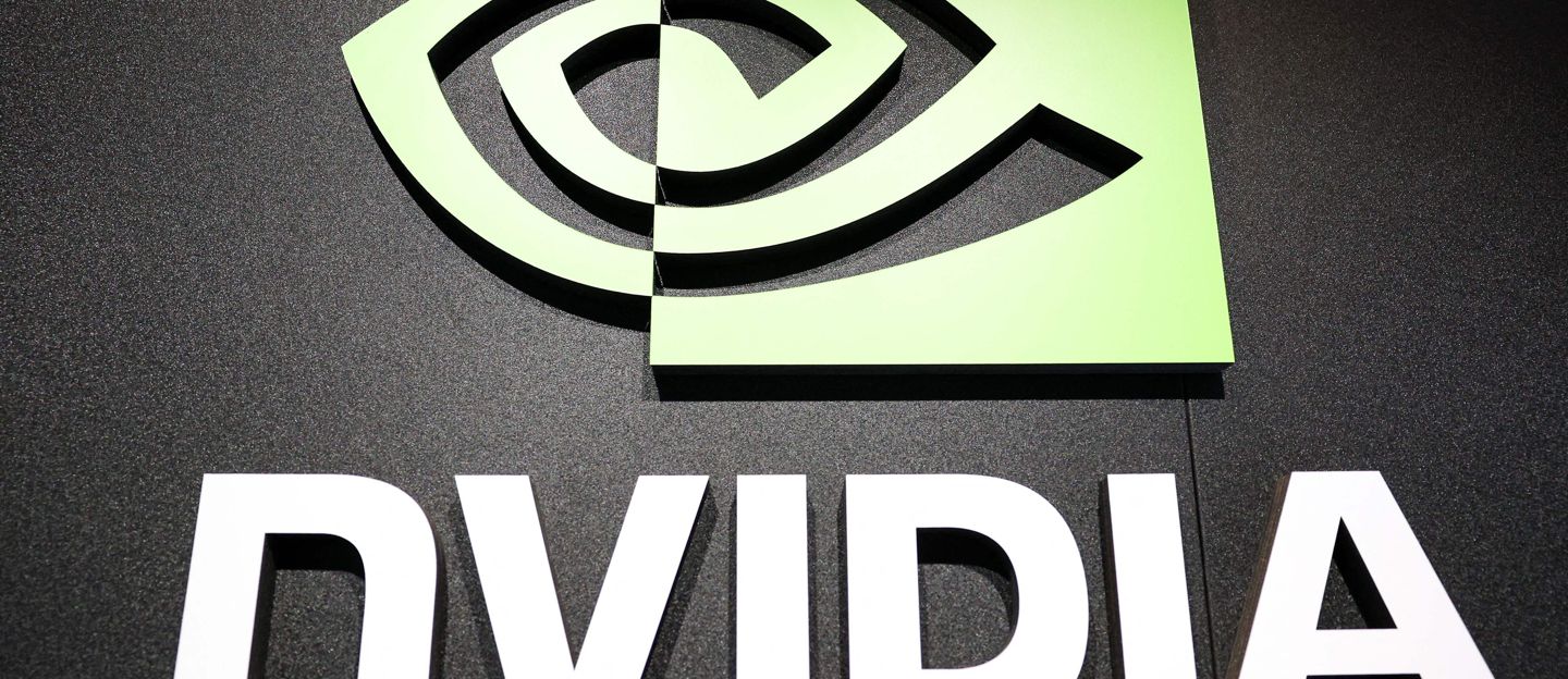 nvidia logo black