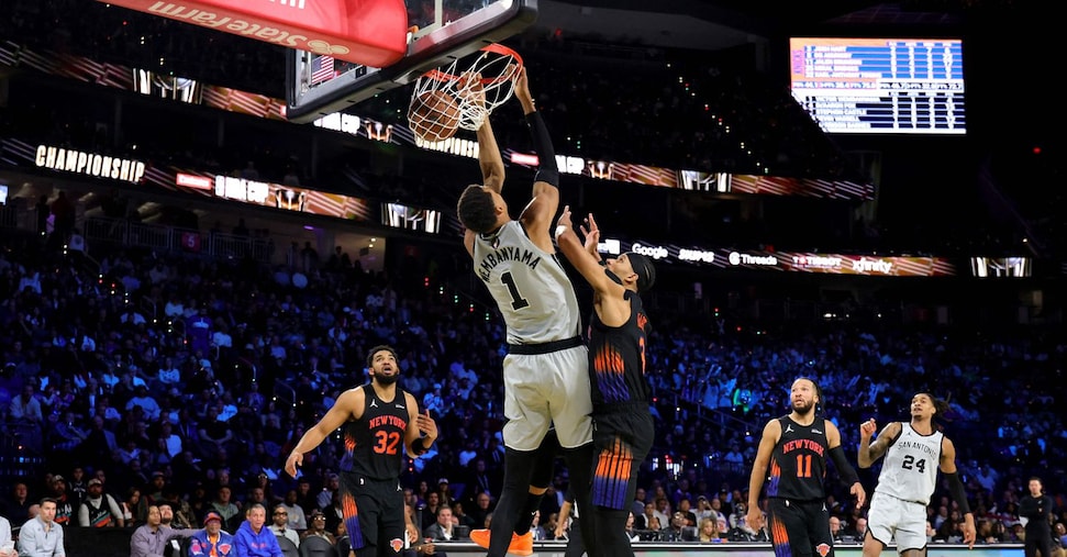 Basketball, New York Knicks beat the Spurs and win the NBA Cup - Il ...