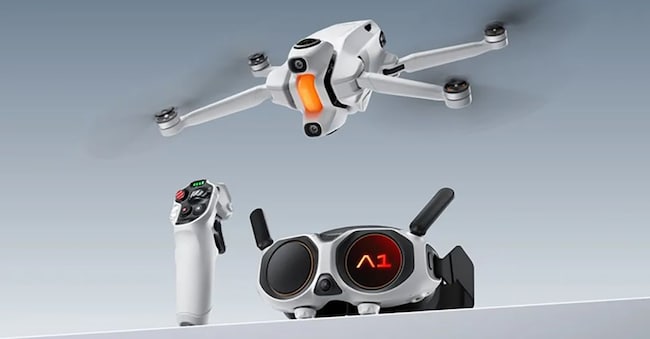 Yingling Antigravity A1, the first drone for 8K 360-degree images - Il ...