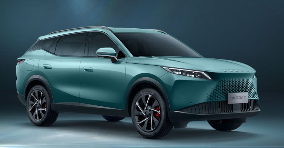 Omoda 7 Shs-p, how much the Chinese super hybrid SUV with 1,200 km ...
