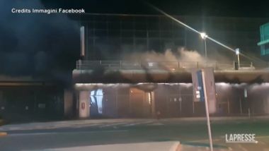 Catania, le immagini dell'incendio all'aeroporto Fontanarossa - Il Sole ...