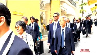 G7, l'arrivo delle delegazione a Capri - Il Sole 24 ORE