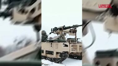 Ucraina, Kiev presenta Droid TW 12.7: il nuovo drone cingolato da combattimento - Il Sole 24 ORE