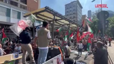 A Milano il corteo contro il genocidio a Gaza e per la liberazione di ...