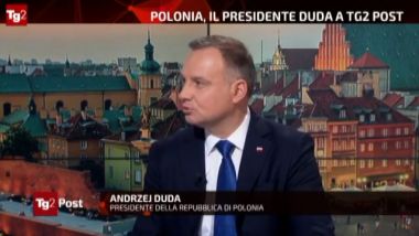 Il presidente polacco Andrzej Sebastian Duda a Tg2 Post - Il Sole 24 ORE