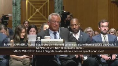 Scontro su dati Covid, il Senatore dem Warner vs Kennedy Jr: Come puoi ...