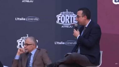 Bernini contestata da studenti ad Atreju cita Berlusconi: «Siete sempre ...